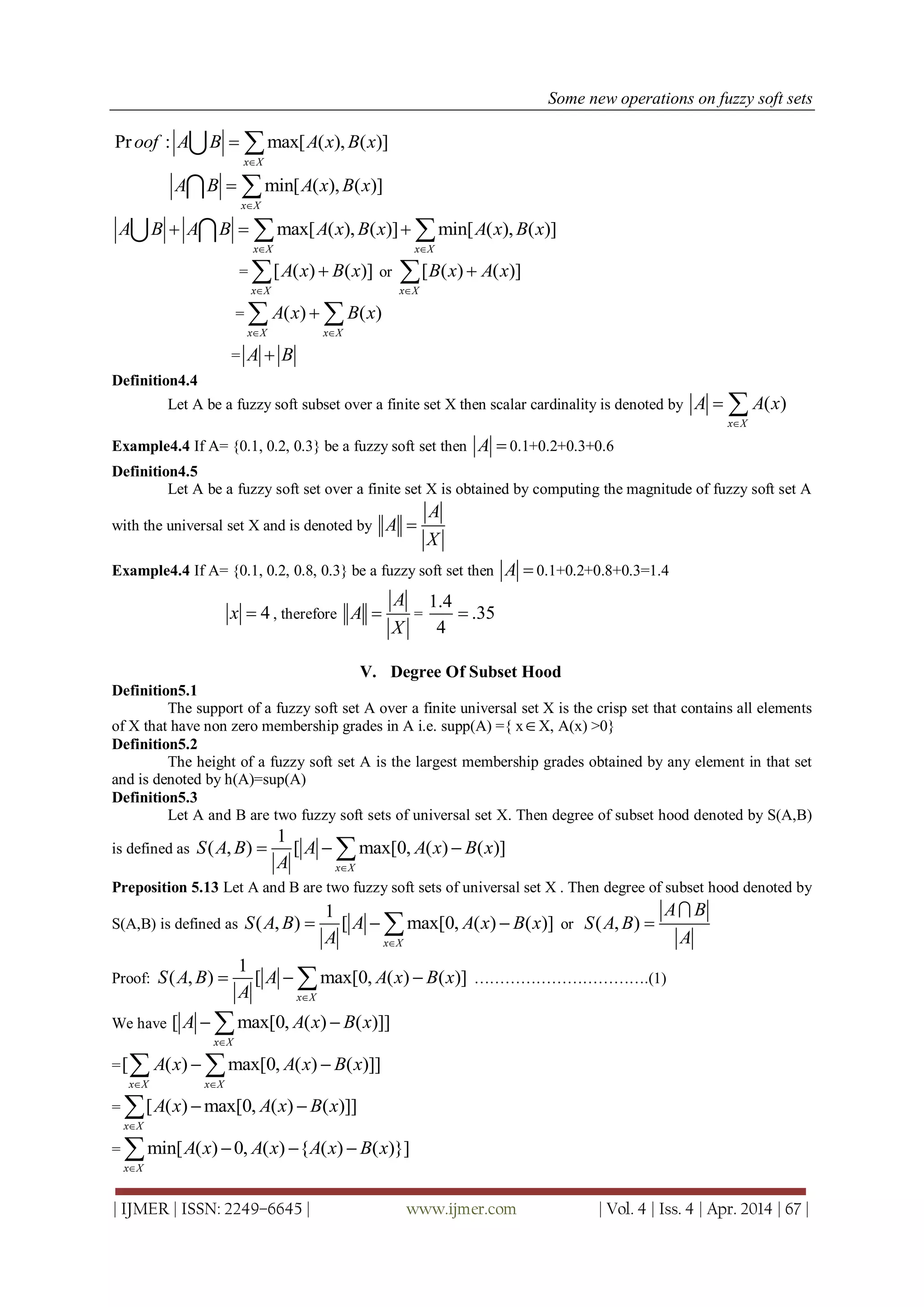 Some New Operations on Fuzzy Soft Sets | PDF | Programming Languages | Computing