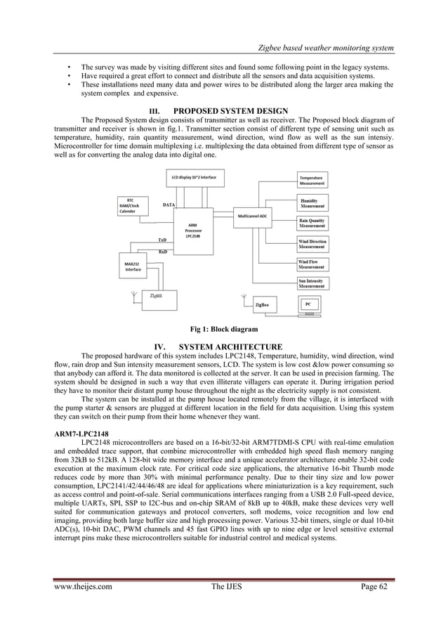 Zigbee based weather monitoring system | PDF