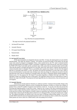 A Trusted Approach Towards DDos Attack | PDF | Computer Networking | Computing