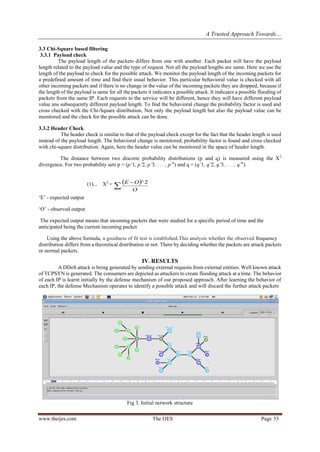 A Trusted Approach Towards DDos Attack | PDF | Computer Networking | Computing