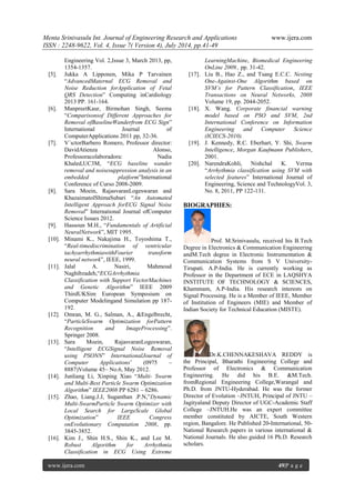 Accuracy Assessment for Multi-Channel ECG Waveforms Using Soft Computing Methodologies | PDF