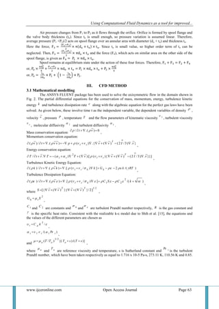 Using Computational Fluid Dynamics as a tool for improved prediction of ...