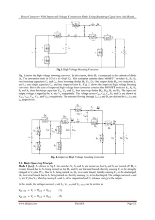 Boost Converter with Improved Voltage Conversion Ratio Using Bootstrap ...