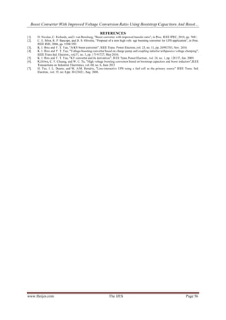 Boost Converter with Improved Voltage Conversion Ratio Using Bootstrap ...