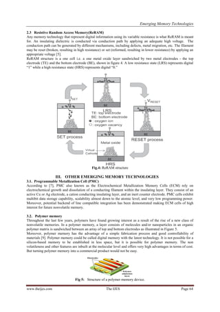 Emerging Memory Technologies | PDF