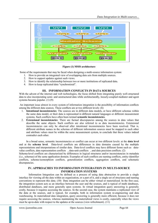 Data Integration in Multi-sources Information Systems | PDF | Databases | Computer Software and ...