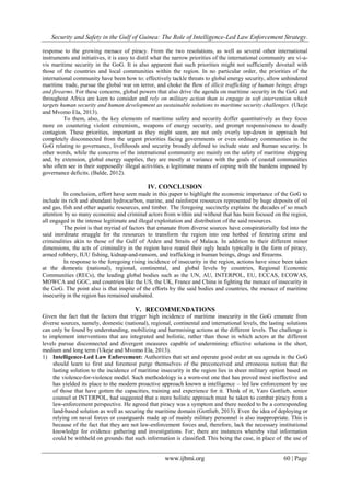 Security and Safety in the Gulf of Guinea: The Role of Intelligence-Led ...