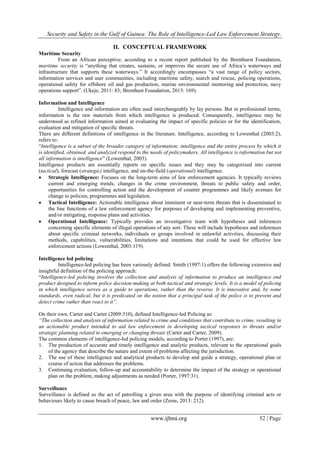 Security and Safety in the Gulf of Guinea: The Role of Intelligence-Led ...