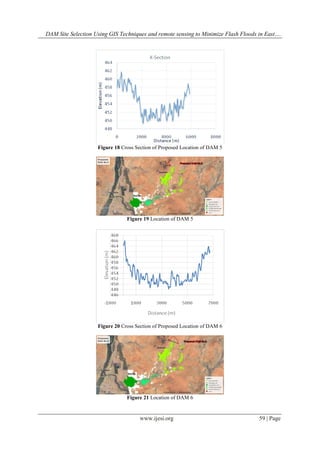DAM Site Selection Using GIS Techniques and remote sensing to Minimize ...
