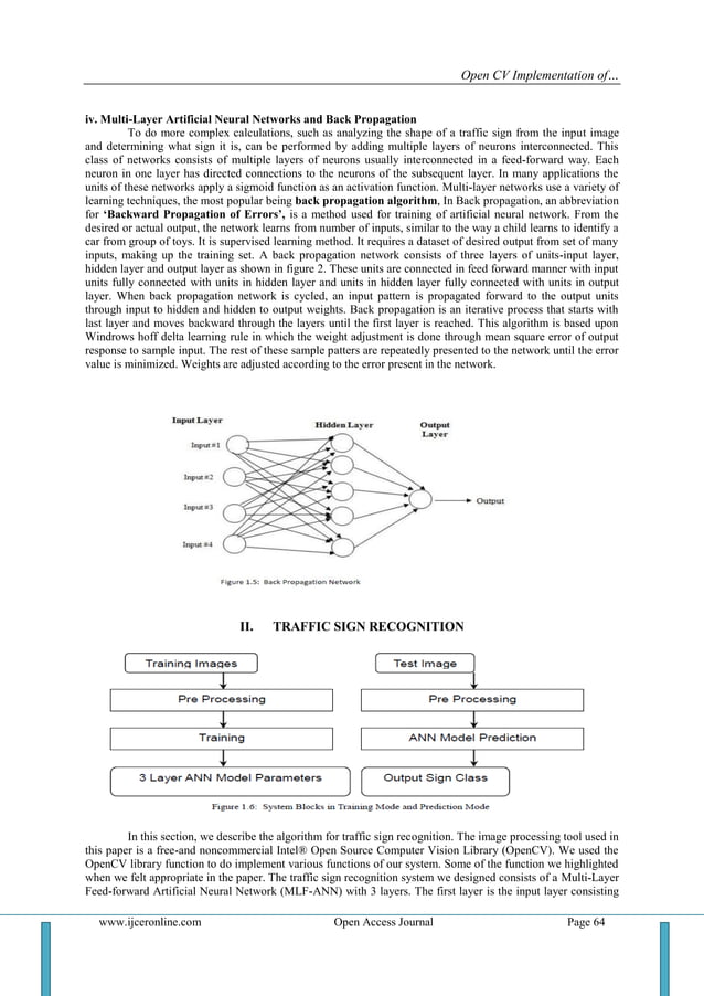 Open CV Implementation of Object Recognition Using Artificial Neural Networks | PDF