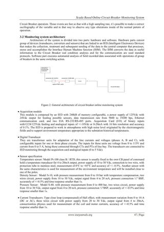 Scada Based Online Circuit Breaker Monitoring System | PDF