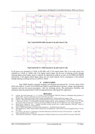 Optimization of Digitally Controlled Oscillator with Low Power | PDF