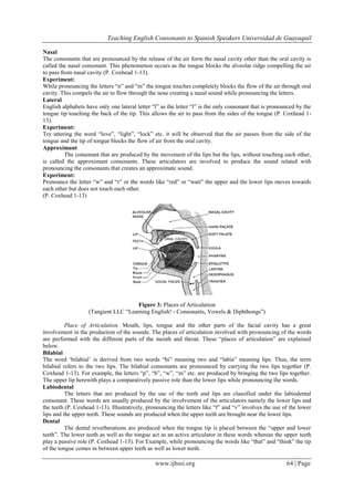 Teaching English Consonants to Spanish Speakers Universidad de Guayaquil | PDF