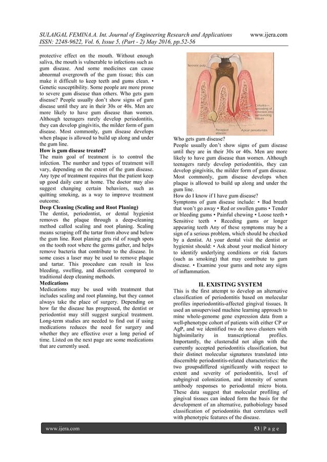 The Prediction Approach For Periodontitis Using Collaborative Filtering