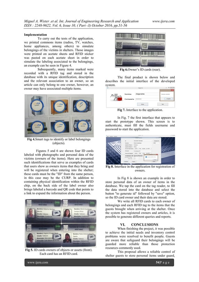 RFID Smart Tags for Controlling Belonging in Shelters | PDF