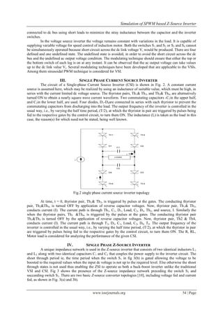 Simulation of SPWM based Z-Source Inverter | PDF