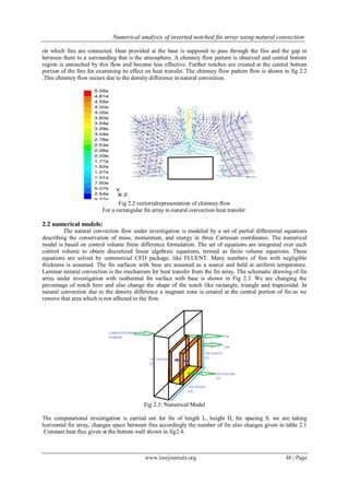 Numerical Analysis of Inverted Notched Fin Array Using Natural Convection | PDF