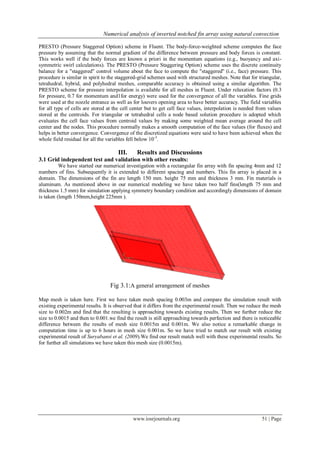 Numerical Analysis of Inverted Notched Fin Array Using Natural Convection | PDF