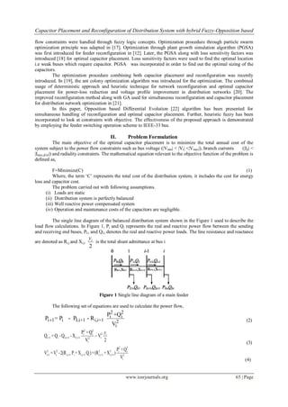Capacitor Placement and Reconfiguration of Distribution System with hybrid Fuzzy-Opposition ...