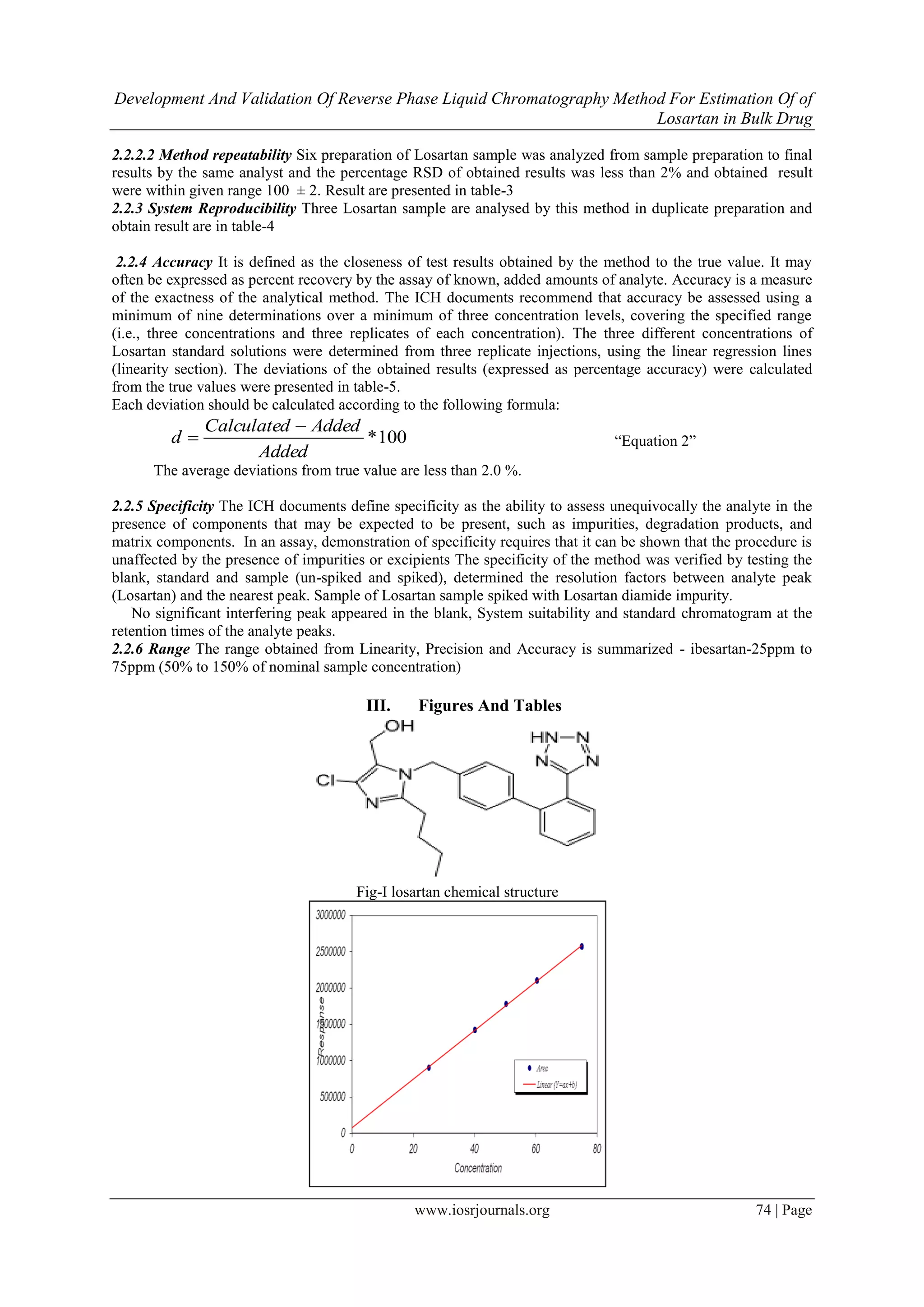 Development and Validation of Reverse Phase Liquid Chromatography Method for Estimation of ...