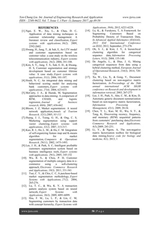 Customer Clustering Based on Customer Purchasing Sequence Data | PDF | Databases | Computer ...