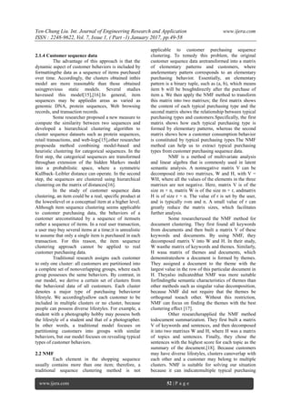 Customer Clustering Based on Customer Purchasing Sequence Data | PDF