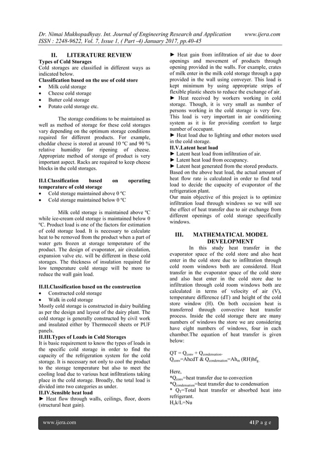 Optimization of Heat Gain by Air Exchange through the Window of Cold Storage Using Regression ...