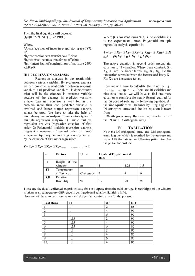 Optimization of Heat Gain by Air Exchange through the Window of Cold Storage Using Regression ...