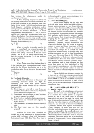 Flood Monitoring and Flood Risk Assessment in Agenebode, Edo State ...