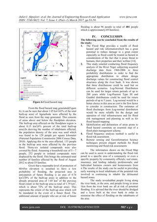Flood Monitoring and Flood Risk Assessment in Agenebode, Edo State ...