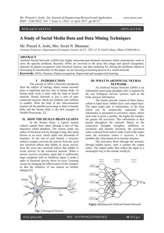 A Study of Social Media Data and Data Mining Techniques | PDF