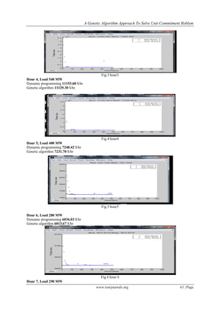A Genetic Algorithm Approach to Solve Unit Commitment Problem | PDF
