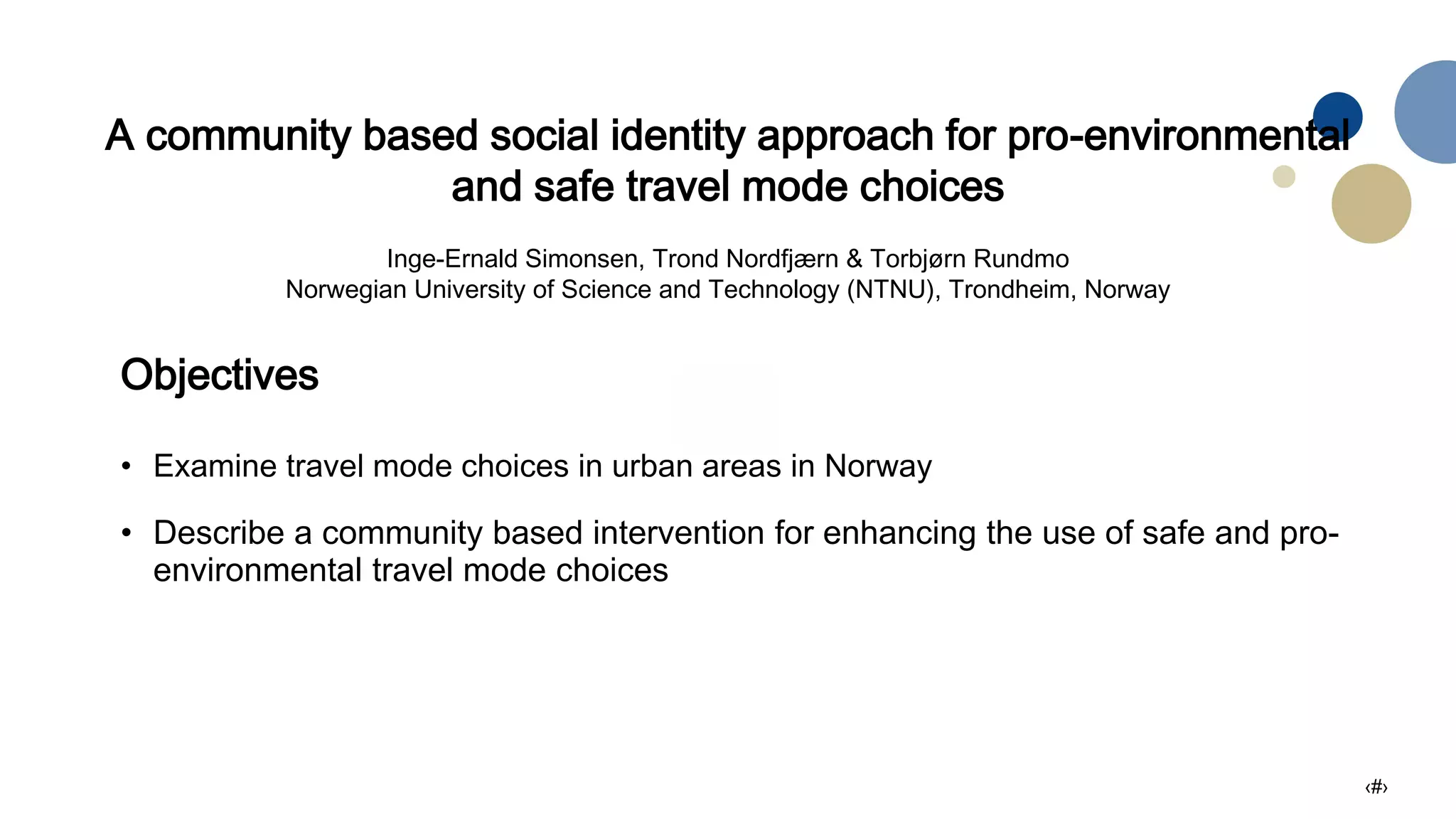 A community based social identity approach for pro-environmental and ...