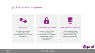 prpl: a non-profit foundation embracing IoT diversity, big data, and ...