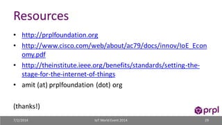 prpl: a non-profit foundation embracing IoT diversity, big data, and ...