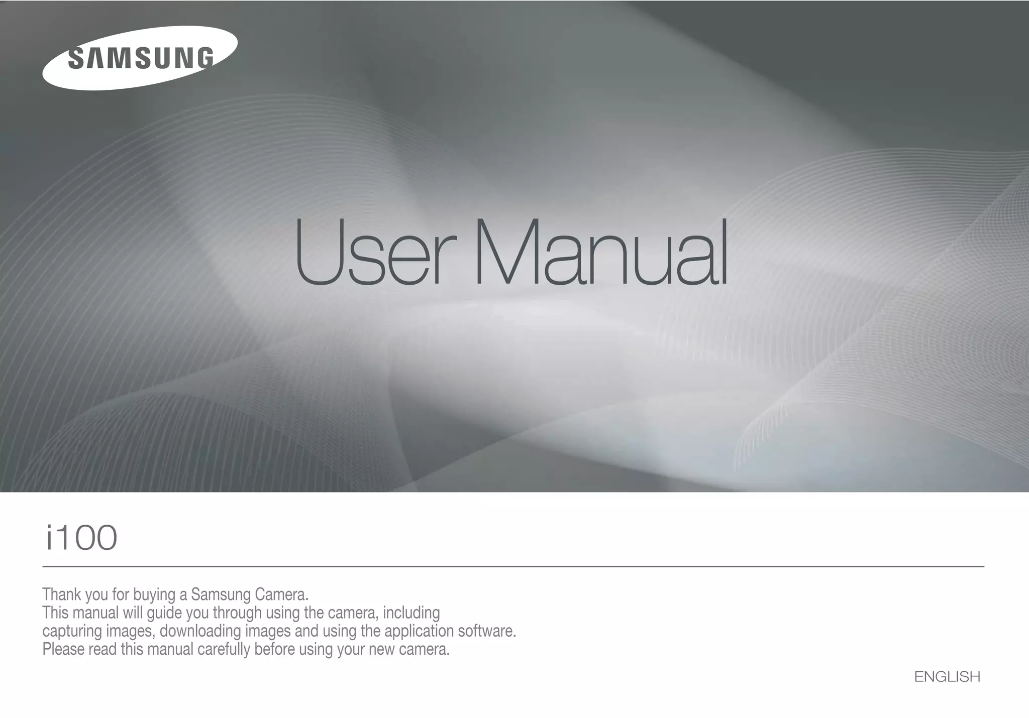 Samsung Camera i100 User Manual | PPT