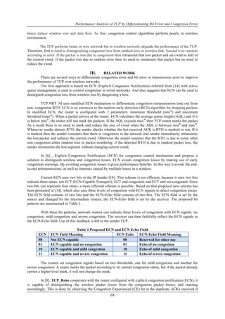 A Survey of Different Approaches for Differentiating Bit Error and Congestion Error | PDF