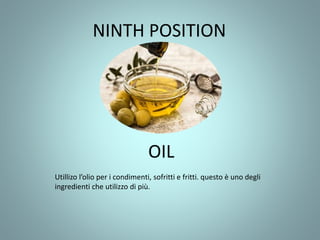 I 10 ingredienti che mi piaciono di più | PPTX