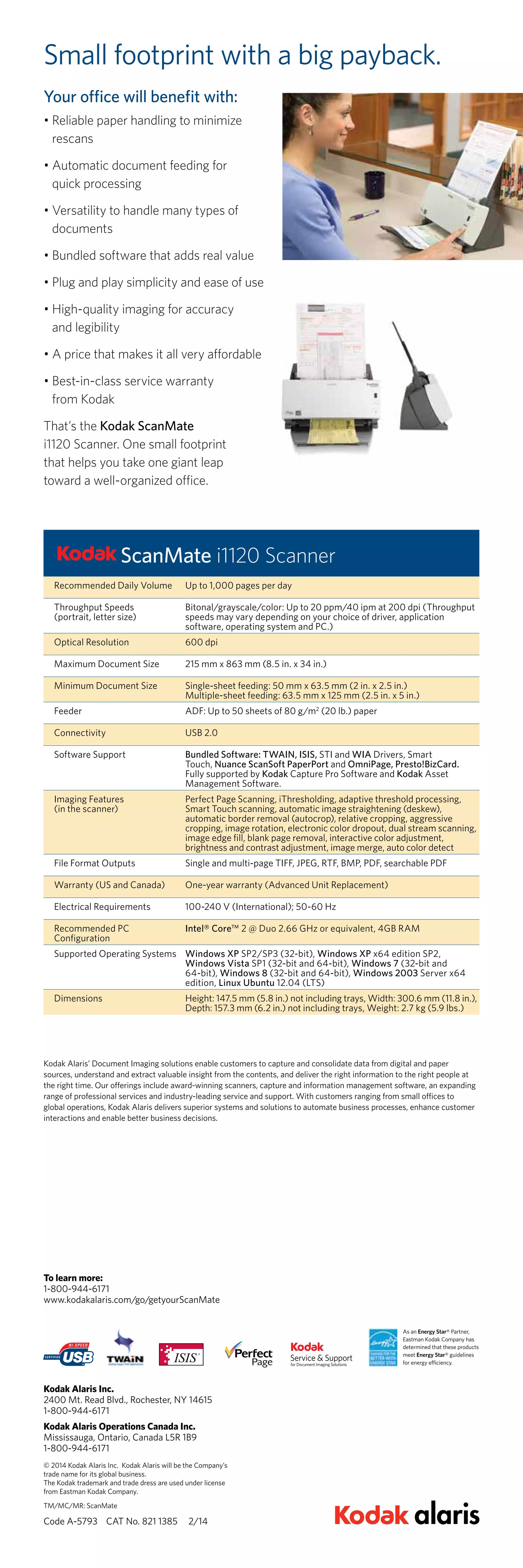 I1120 scan mate_ww_en | PDF