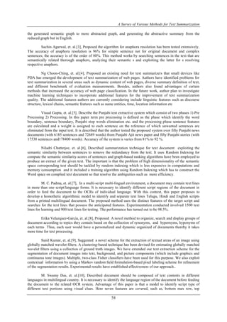 A Survey of Various Methods for Text Summarization | PDF | Desktop ...