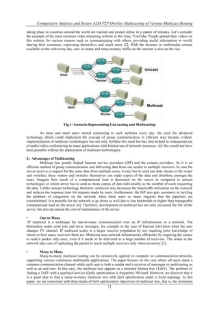 Comparative Analysis and Secure ALM P2P Overlay Multicasting of Various Multicast Routing ...