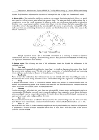 Comparative Analysis and Secure ALM P2P Overlay Multicasting of Various Multicast Routing ...