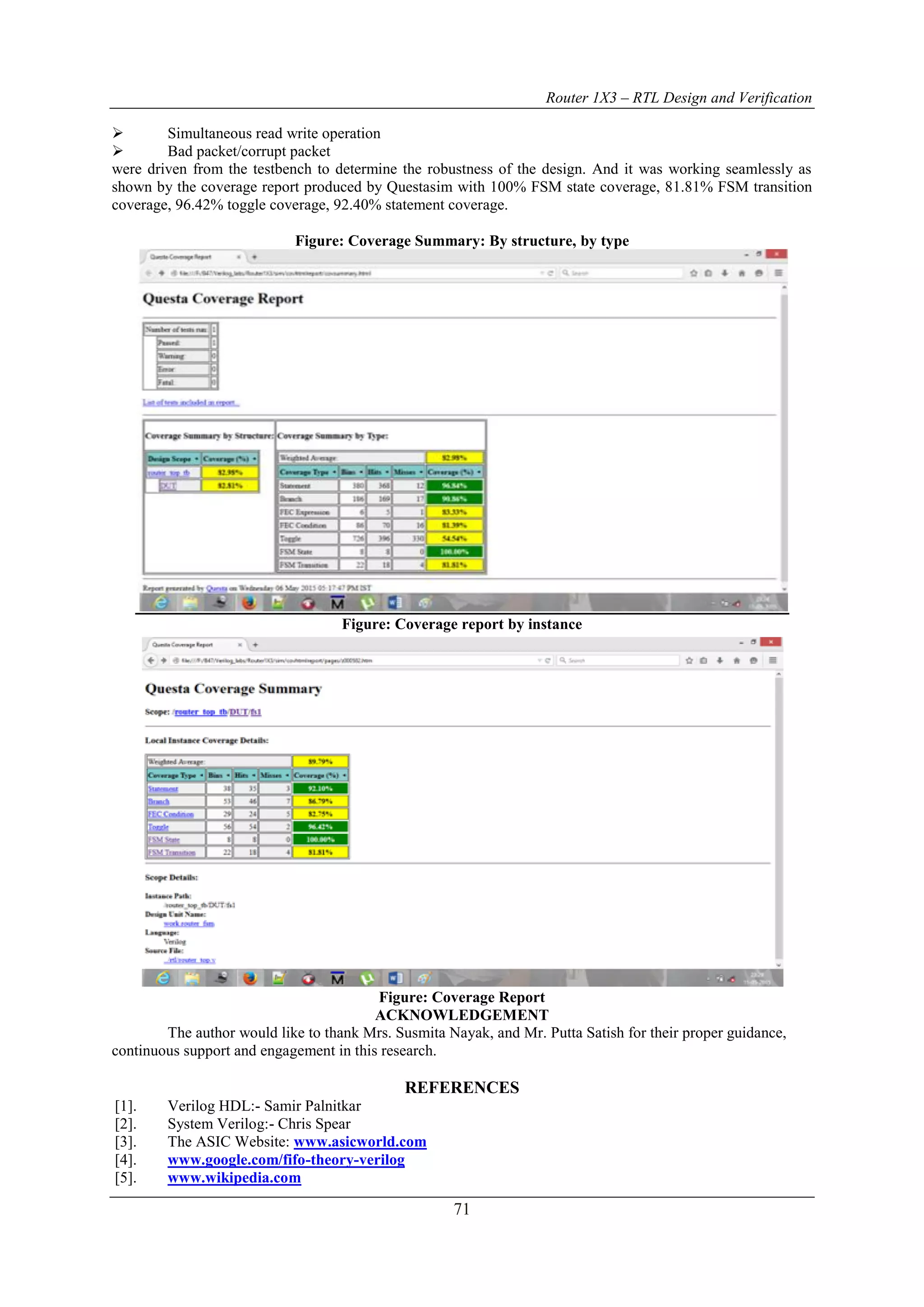 Router 1x3 Rtl Design And Verification Pdf Computer Networking Computing