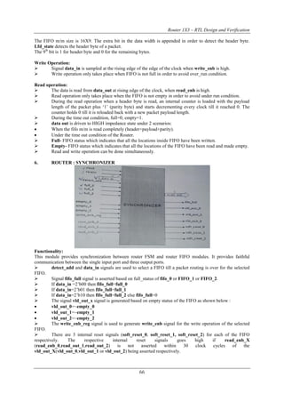 Router 1X3 – RTL Design and Verification | PDF