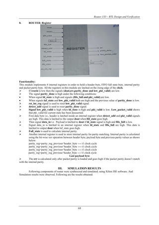 Router 1X3 – RTL Design and Verification | PDF