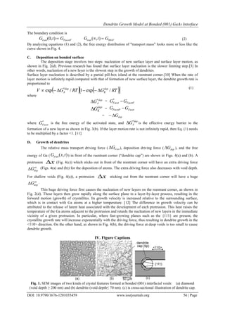 Dendrite Growth Model at Bonded (001) GaAs Interface | PDF