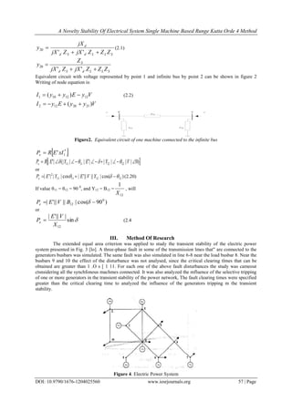 A Novelty Stability Of Electrical System Single Machine Based Runge Kutta Orde 4 Method | PDF