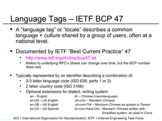 Software Internationalization & Localization: Basic Concepts | PPT ...