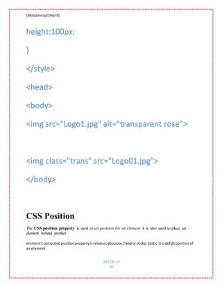 Css web side | PDF