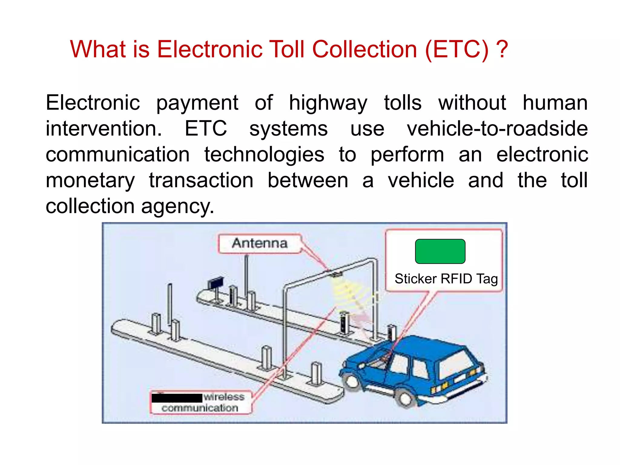 Electronic Toll Collection Govt India - Press Release | PPTX